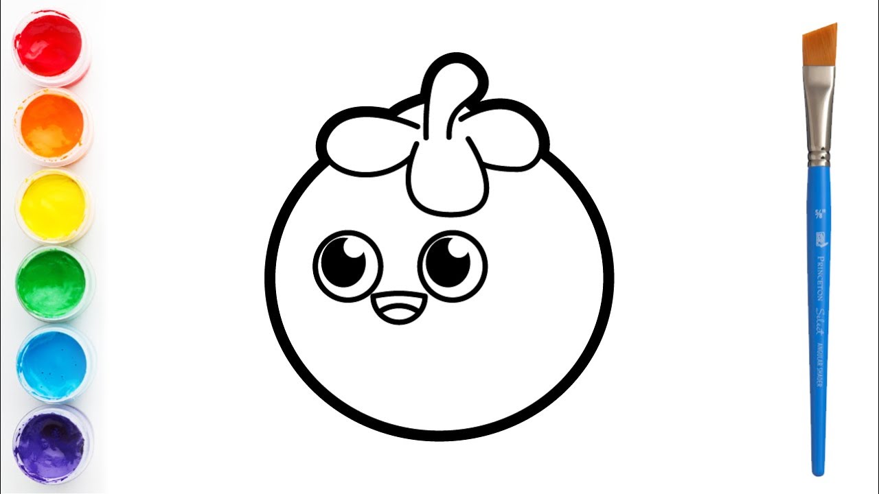 Brinjal Drawing, Painting and Coloring for kids and toddlers | Draw ...