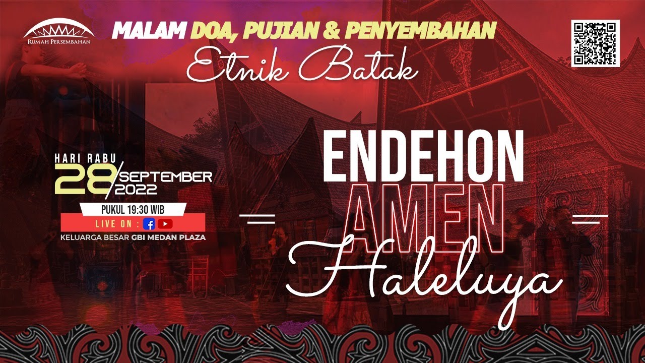 Malam Doa, Pujian dan Penyembahan Online " Etnik Batak " | 28 September ...