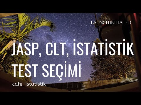 JASP, Merkezi Limit teoremi ve İstatistiksel test seçimi