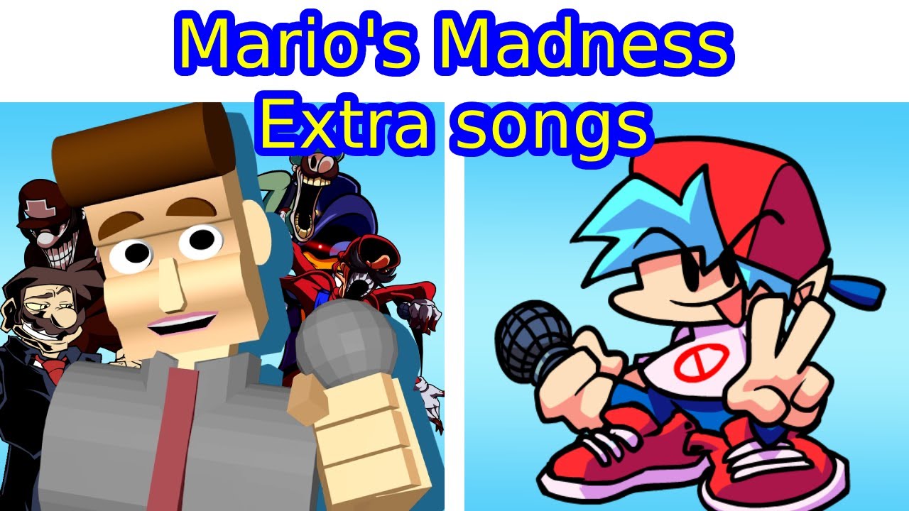 Mario's Madness V2 - Every Extra songs - YouTube