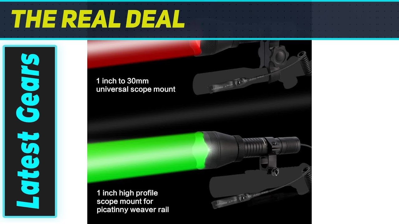 `A10 Ultimate: The Powerful Multi-Color Hunting Light - YouTube