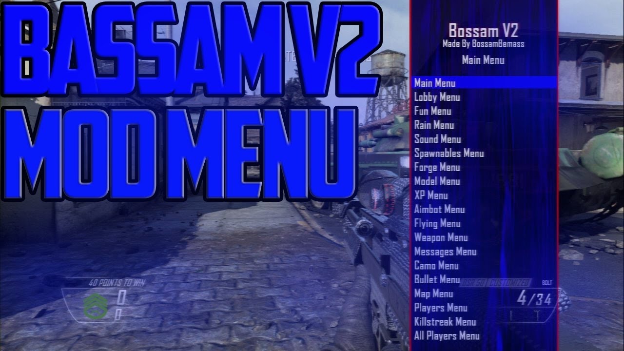 Bo2 Bossam v2 Mod Menu Show case - YouTube