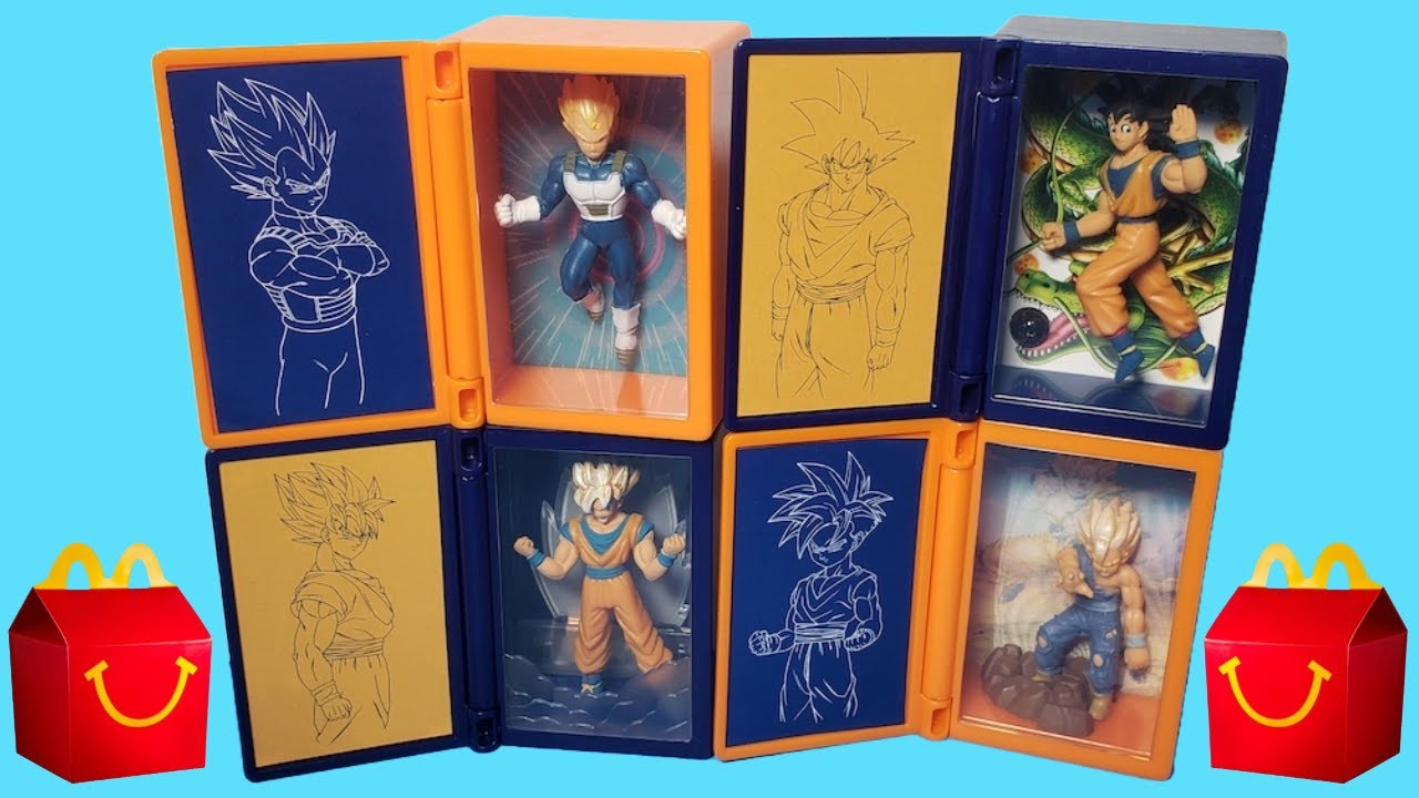 Dragon Ball Z McDonald's Japan Happy Meal Toys 2008 - YouTube