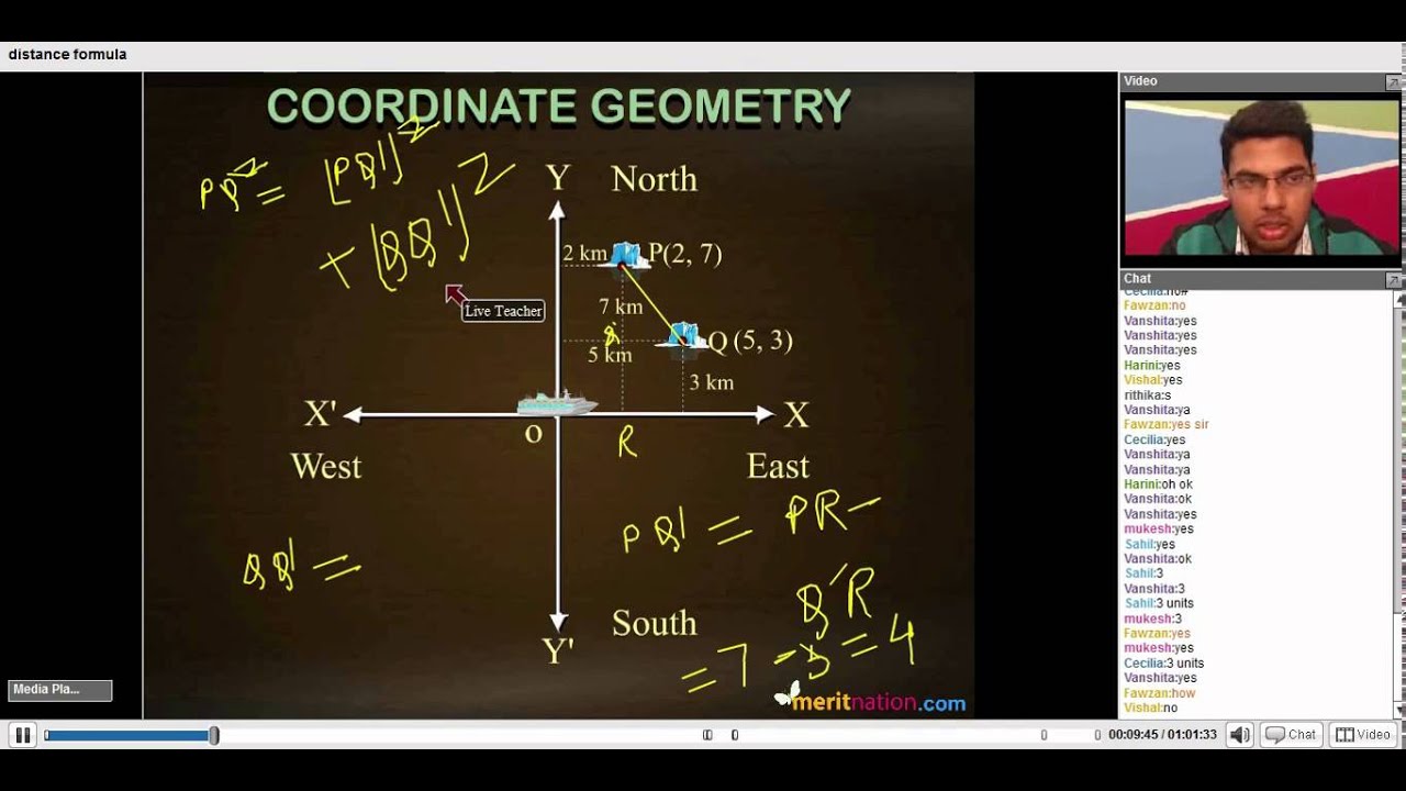 Distance Formula. Maths - Class: 10 - YouTube