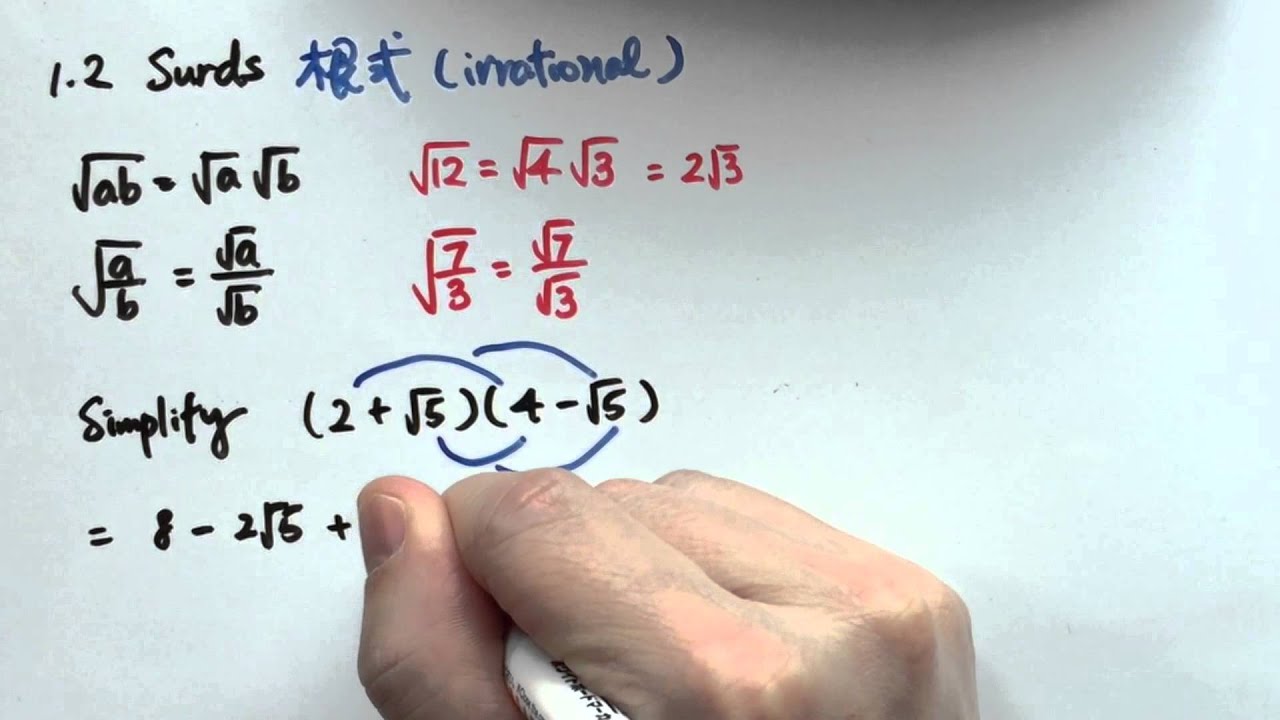 1.2c Surds Multiplication - YouTube
