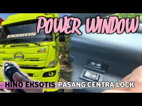 TRUK EURO4 PASANG POWER WINDOW DAN CENTRA LOCK || VIANA AUDIO …. - YouTube