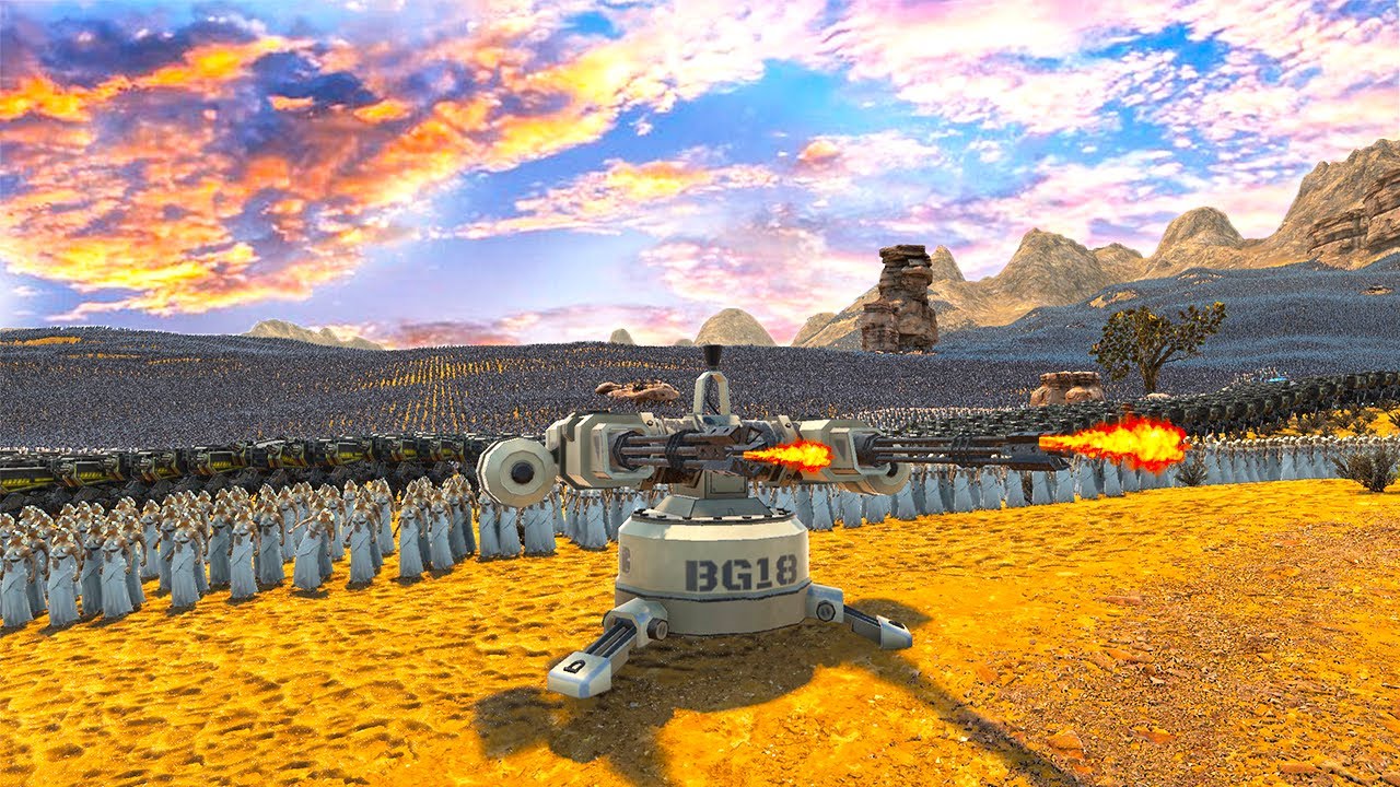 TURRET GATLING, CLEOPATRA, RAMBO VS 3.1 MILLION ORCS, PYRAMID HEAD ...