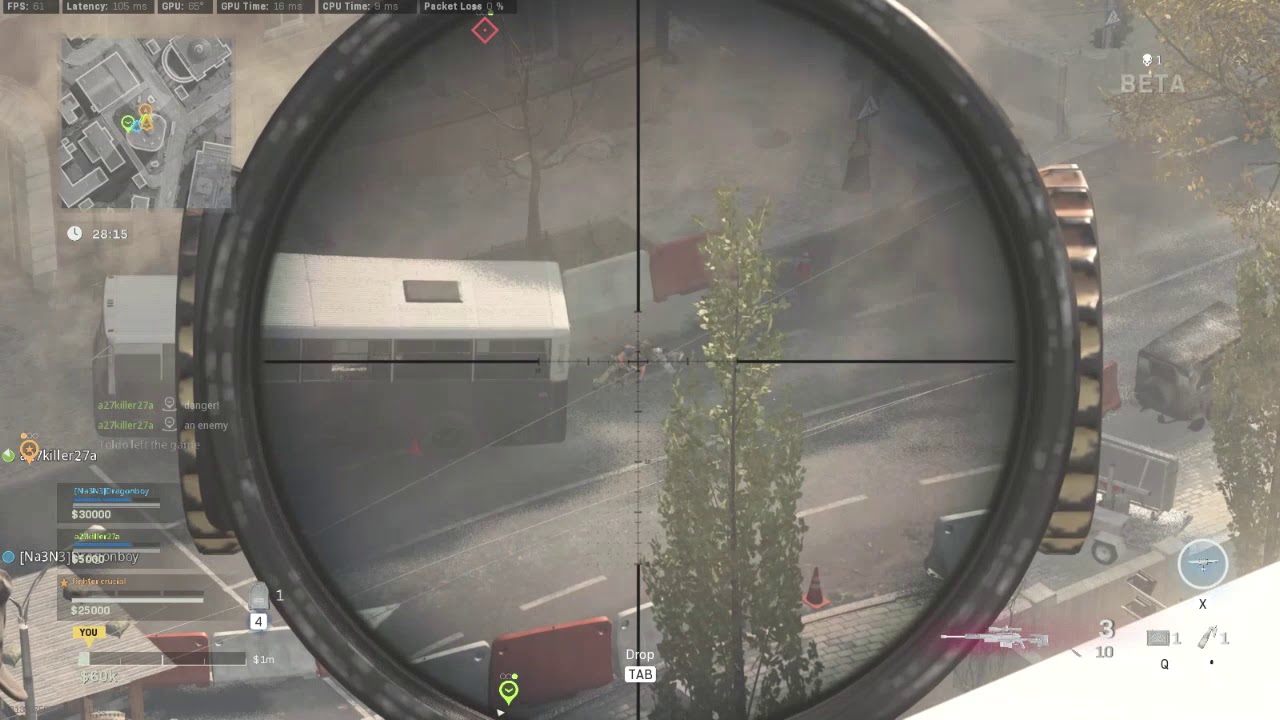 call of duty modern warfare good kills sniper scope - YouTube
