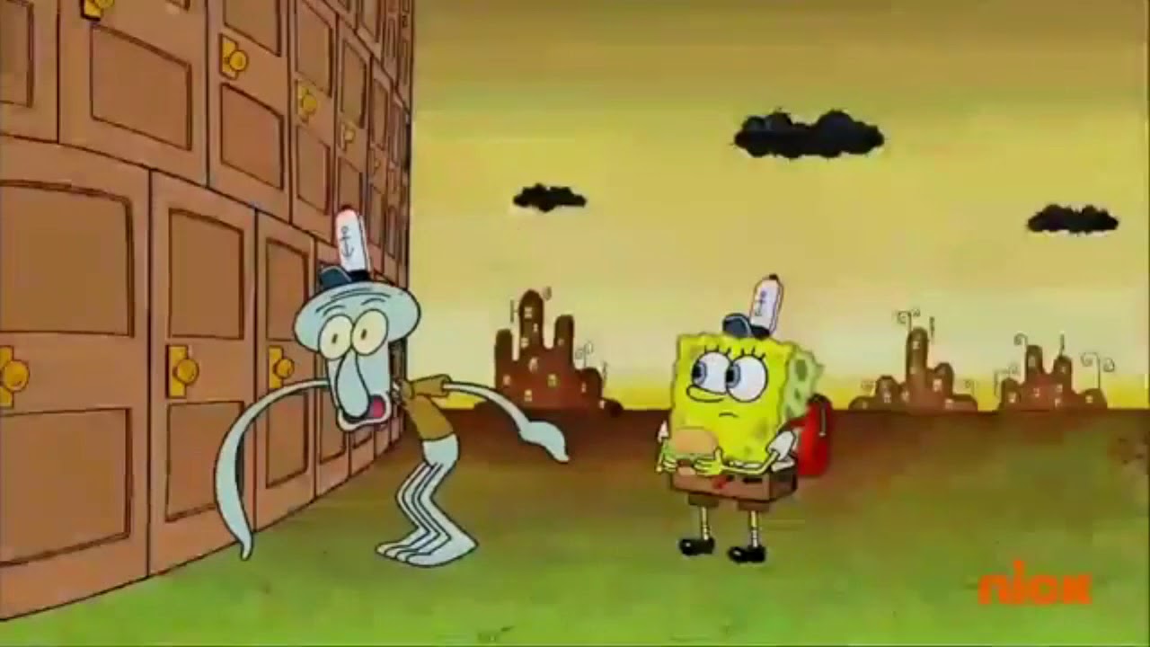 Squidward Door Green Screen - YouTube