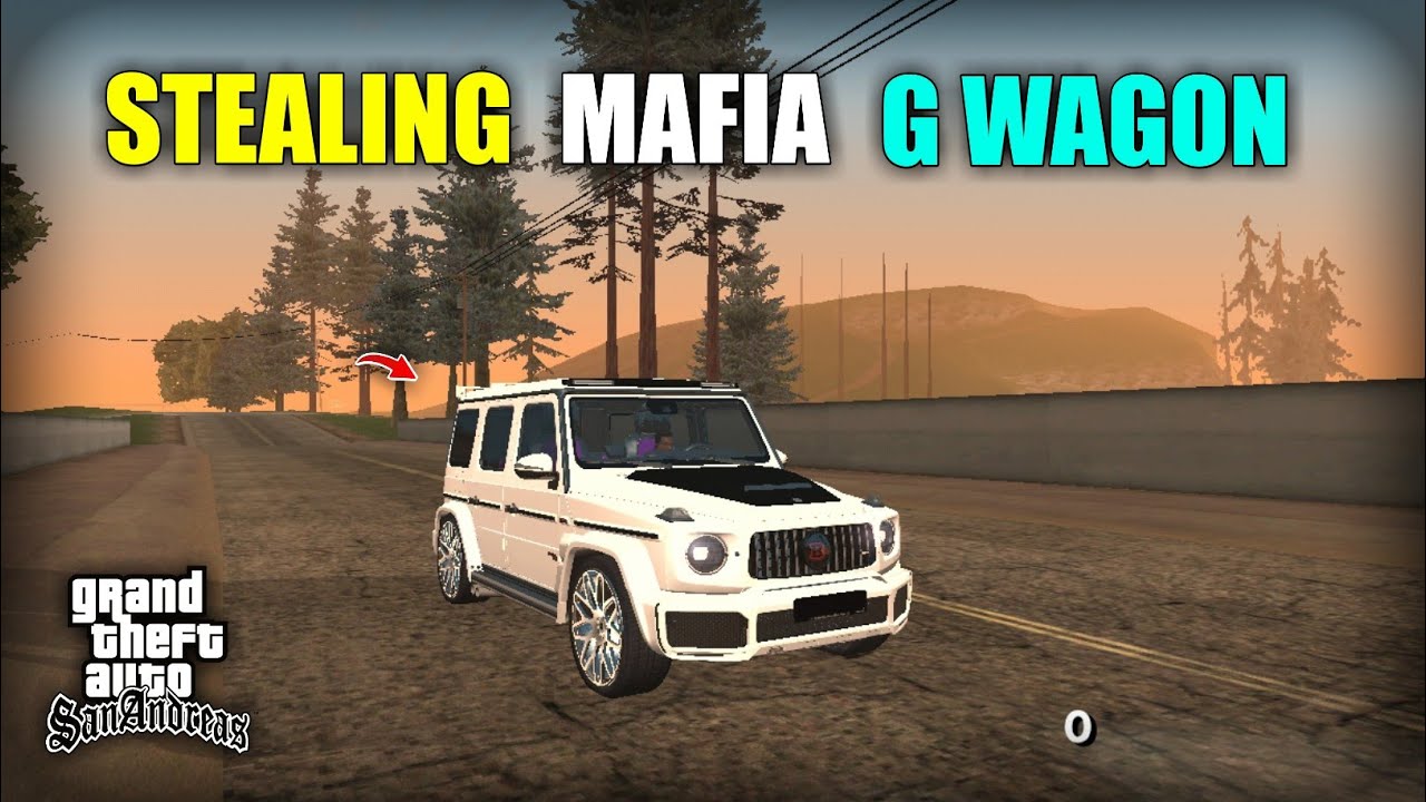 😱 STEALING MAFIA G-WAGON 😯 I G wagon gta sa android I Mercedes gwagon ...