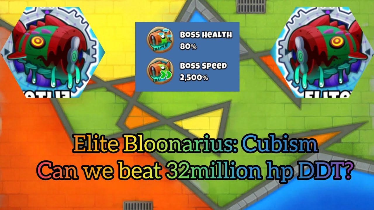 Bloonarius Elite | Cubism | Yet another speedy bloonarius | BTD6 - Boss ...