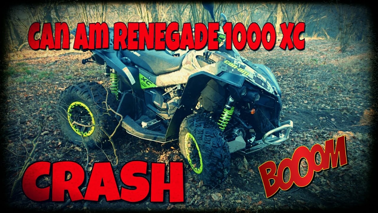 New Can Am RENEGADE 1000 XC CRASH - YouTube