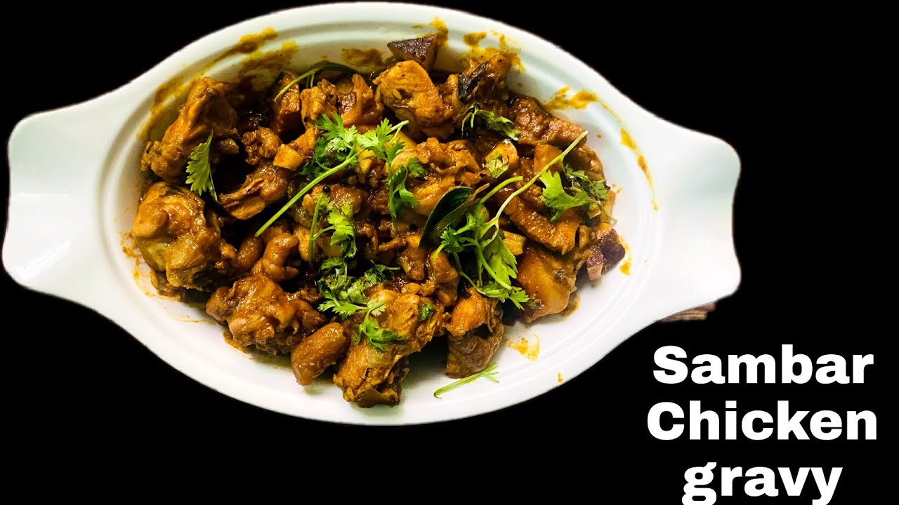 Sambar chicken gravy / easy chicken sambar gravy recipe / Bachelors ...