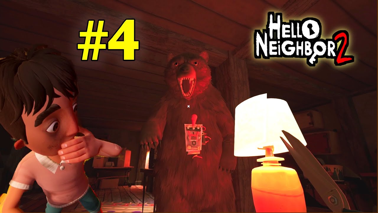 Hunter Man Was So Dangerous | HELLO NEIGHBOR 2 - Secret Neighbor ...