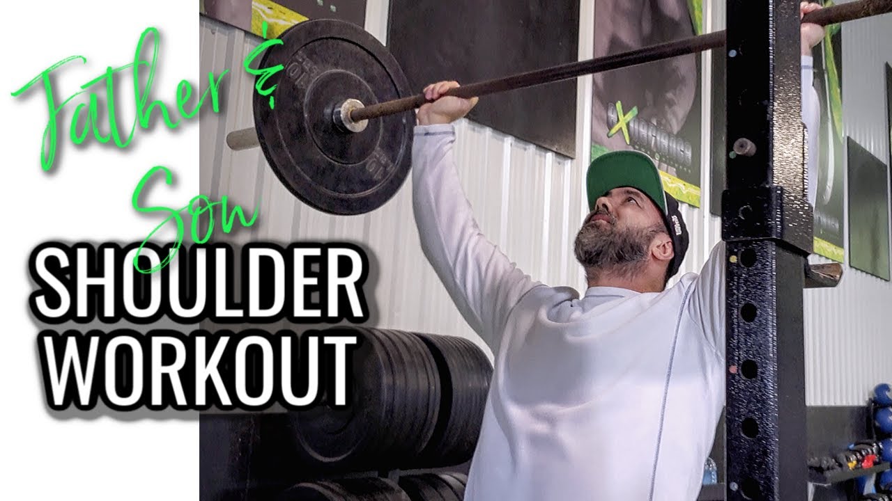 Father & Son Bodybuilding | Shoulder Workout - YouTube