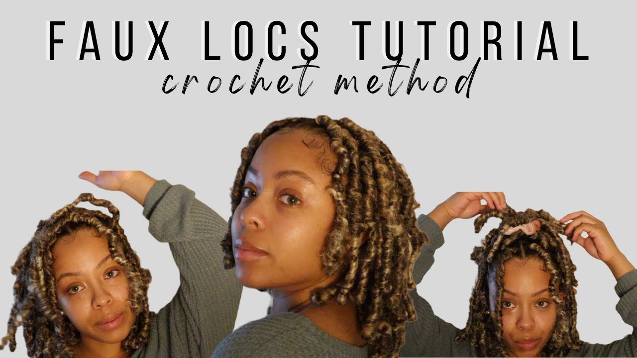 Blonde Faux Locs Tutorial | Crochet method - YouTube