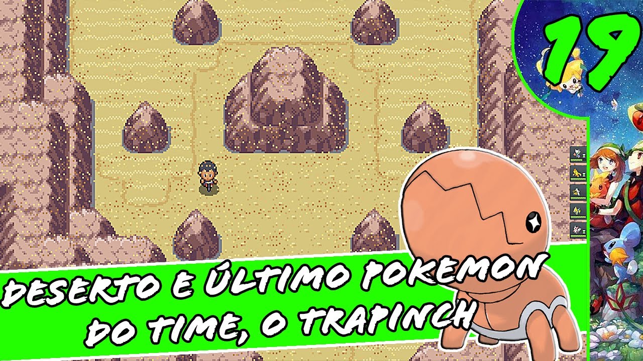 POKEMON MMO (EMERALD) - |#19| - EXPLORANDO o DESERTO e pegando o TRAPINCH - YouTube