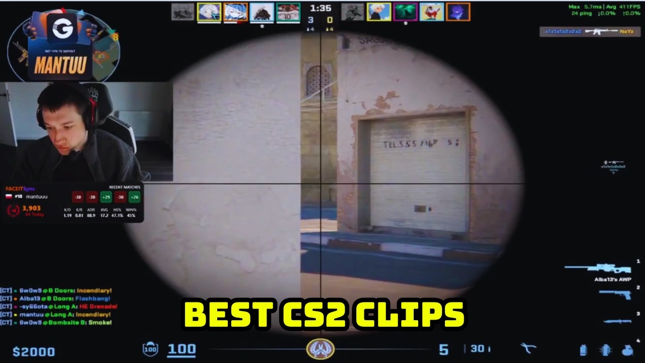 BEST CS2 CLIPS OF THE WEEK # 1 | CS2 TWITCH HIGHLIGHTS - YouTube
