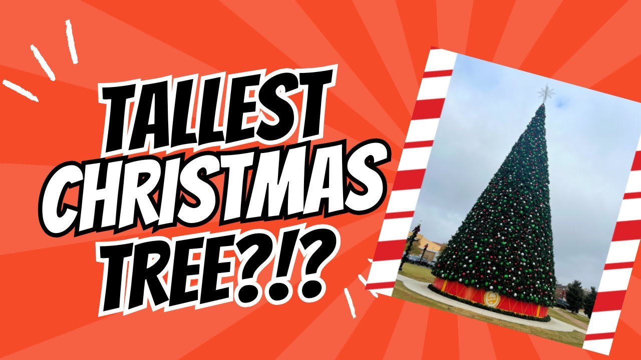The Most Epic Christmas Tree Ever #opelika #alabama #dji - YouTube