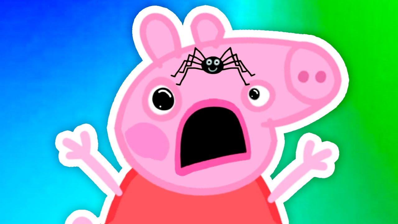 PEPPA PIG DOESN'T LIKE SPIDERS - YouTube