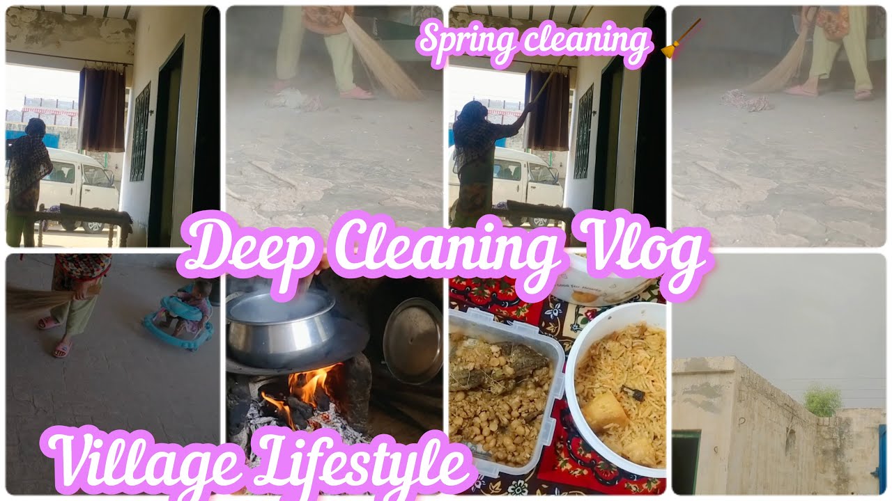 clean with me | deep cleaning house | ghar ki safai village vlog ...