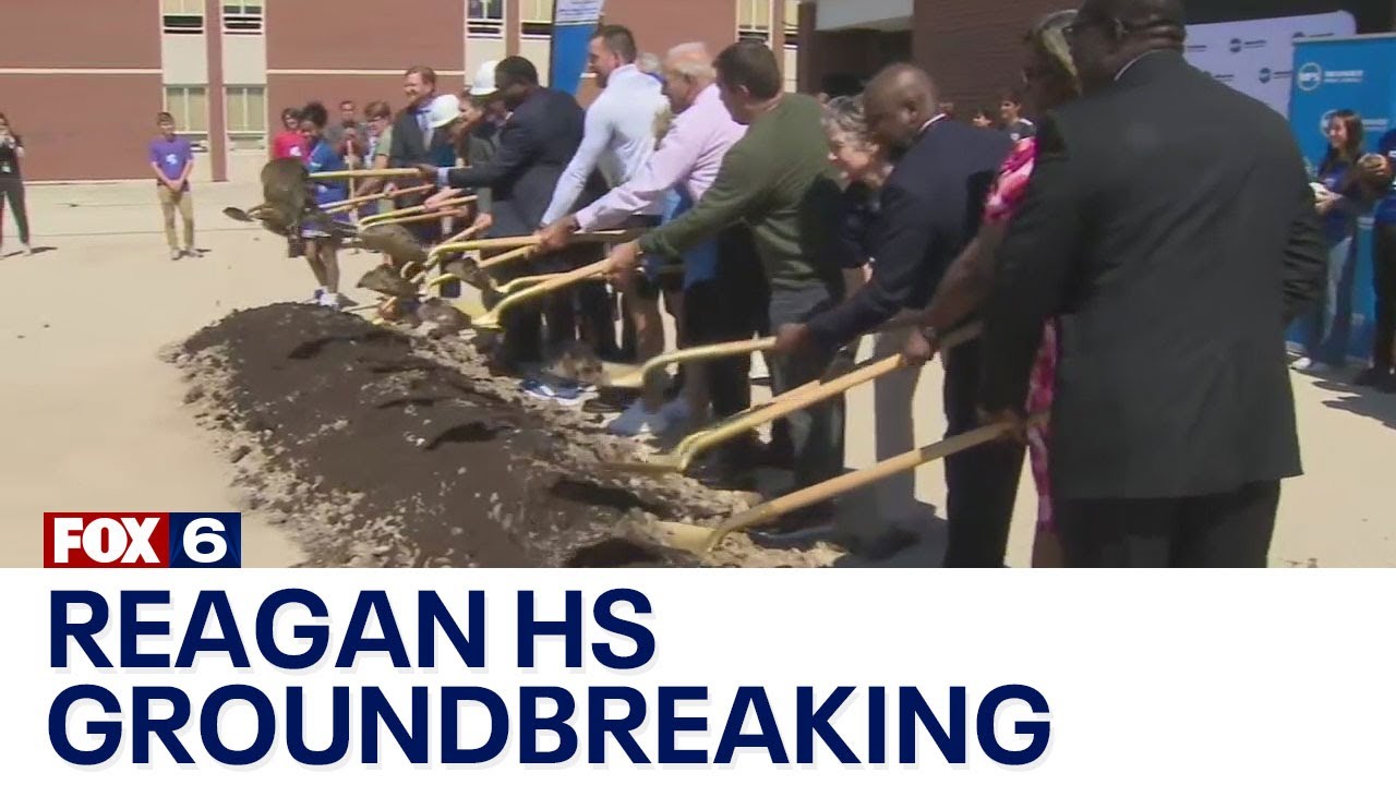 Milwaukee's Reagan High School groundbreaking; expansion in 3 phases ...