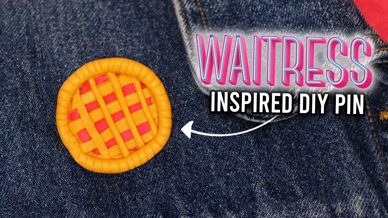 DIY Waitress Pie Pin | Crafternoons With Creatie - YouTube