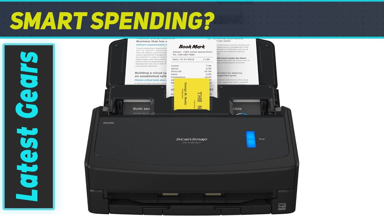ScanSnap iX1400: The Ultimate Simple One-Touch Scanner You Need! - YouTube