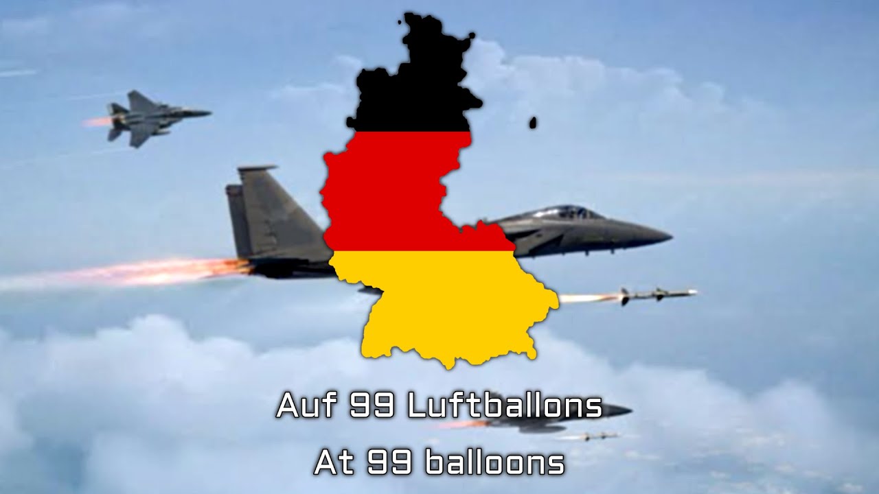 "99 Luftballons" - West German Anti-War Song - YouTube