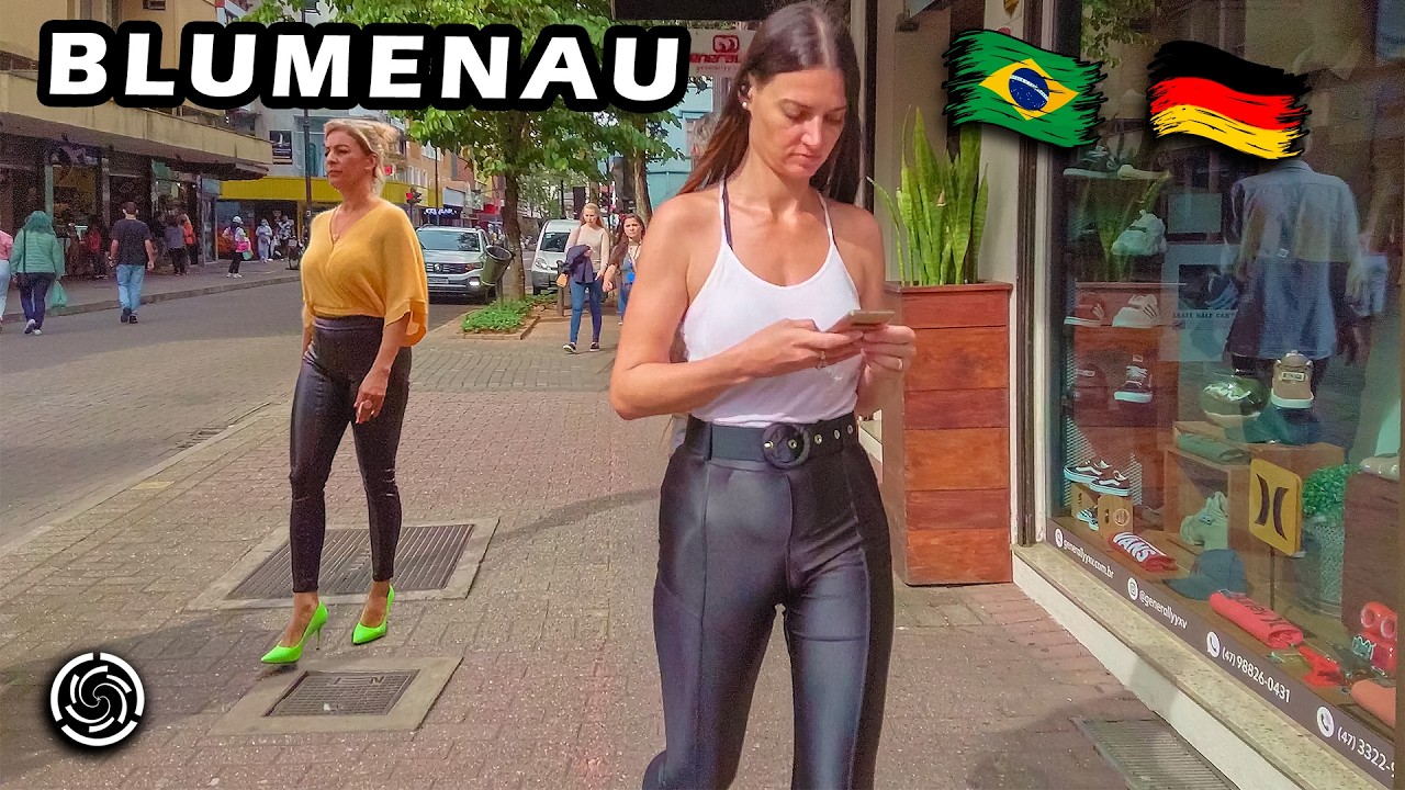🇧🇷 Walking in Blumenau 🇩🇪 The Most German City in Brazil — Southern ...
