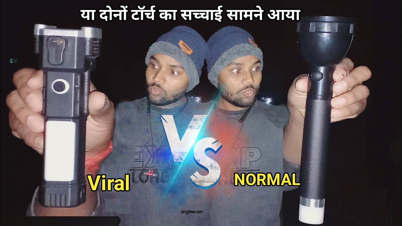 UNBOXING & REVIEWING viral torch and local torch #brightest # ...