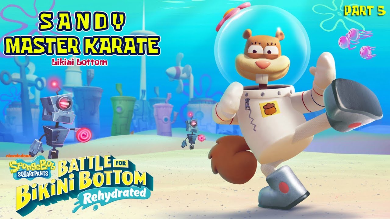 The Master Karate Sandy & Spongebob Squarepants : Battle for Bikini ...