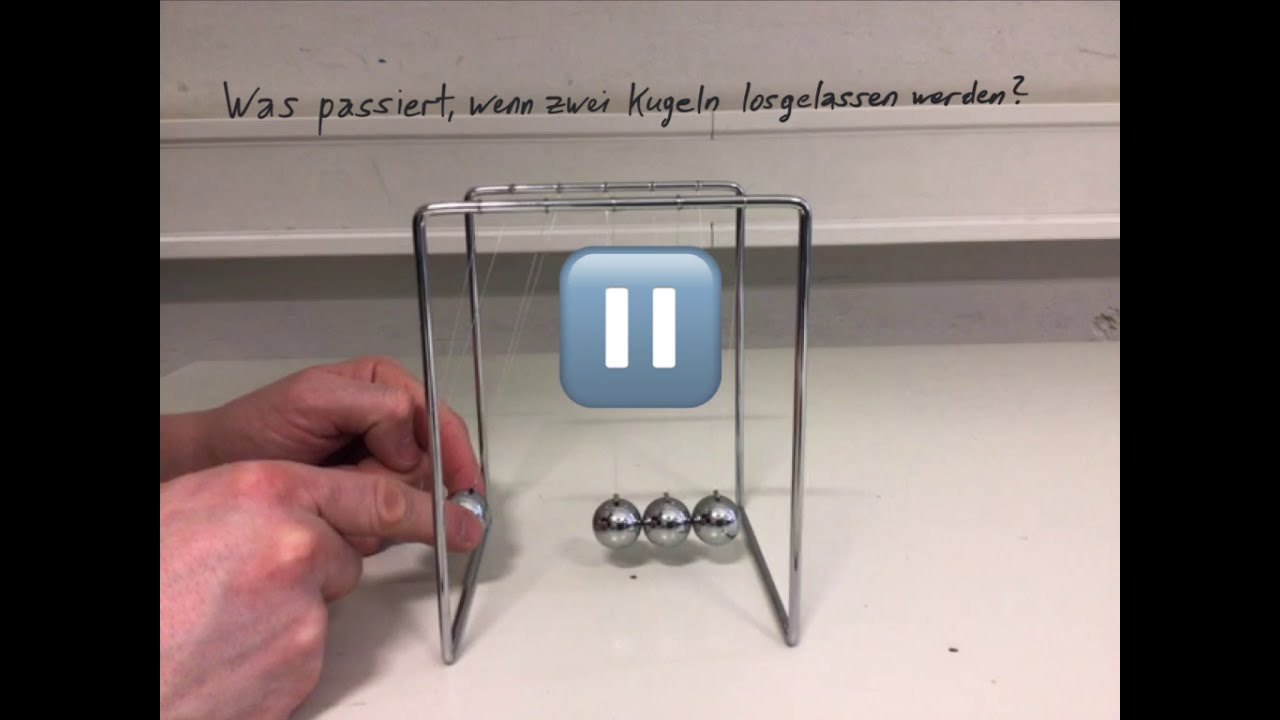 Physik EF - Newtonsches Pendel - YouTube