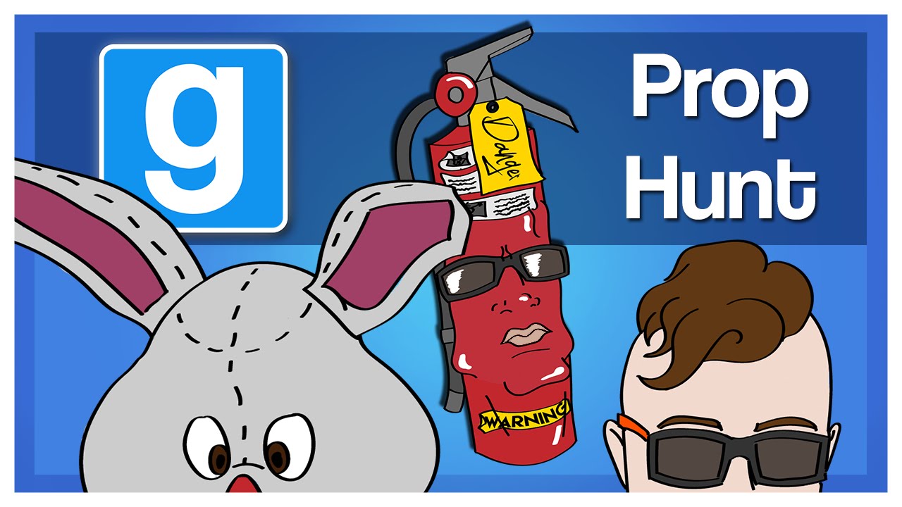 Gmod Prop Hunt Funny Moments: The Tumor Bunny, Brock and his Bicycle ...