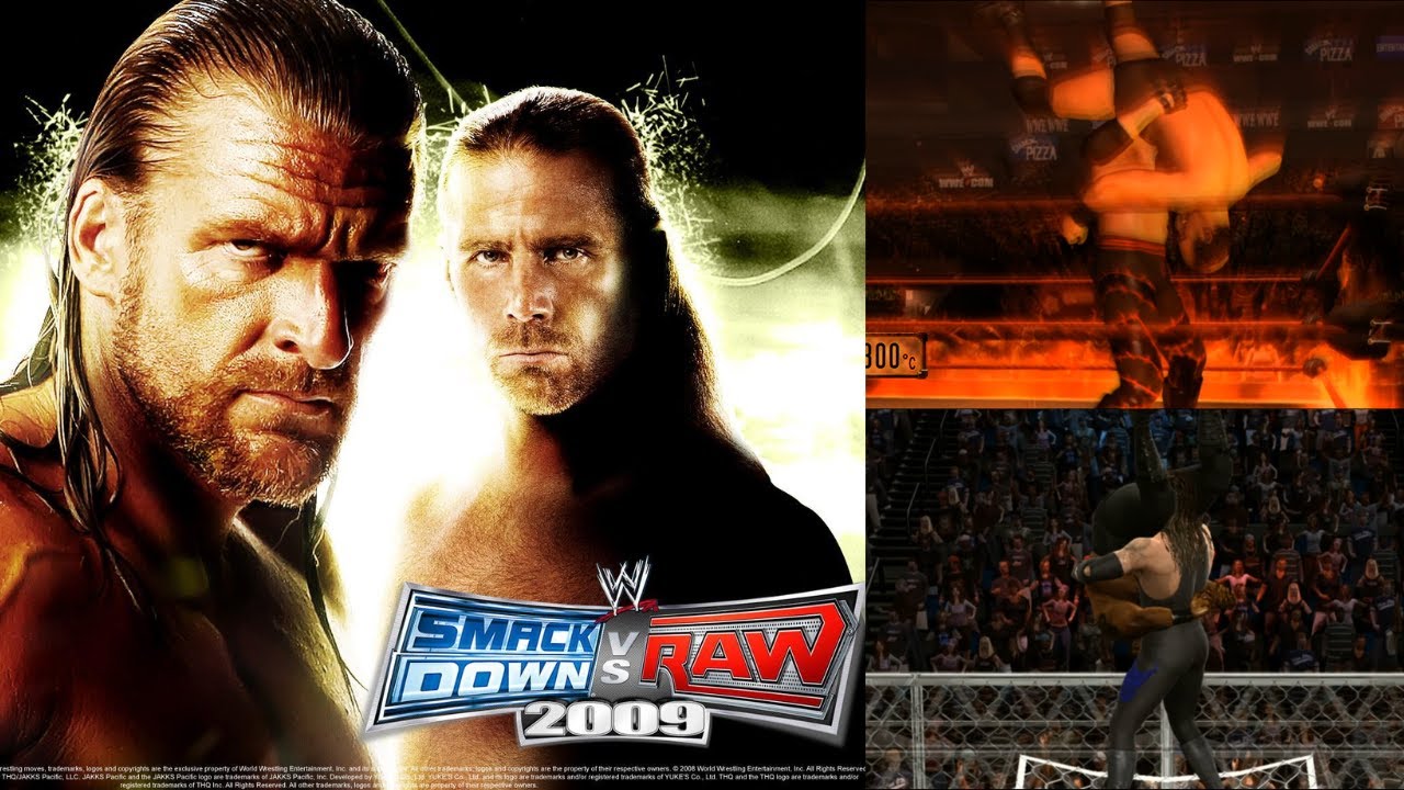 WWE SmackDown vs. Raw 2009 - All Match Types - Part 1 - YouTube