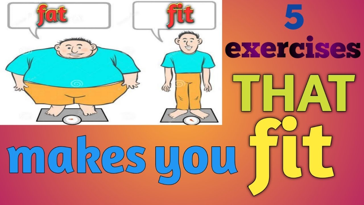 5 exercises that makes you fit - YouTube