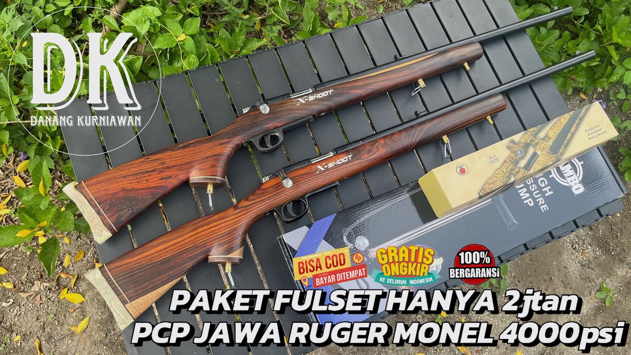 PAKET FULSET HANYA 2jtan SAJA ⁉️ PCP JAWA RUGER 4000psi - YouTube