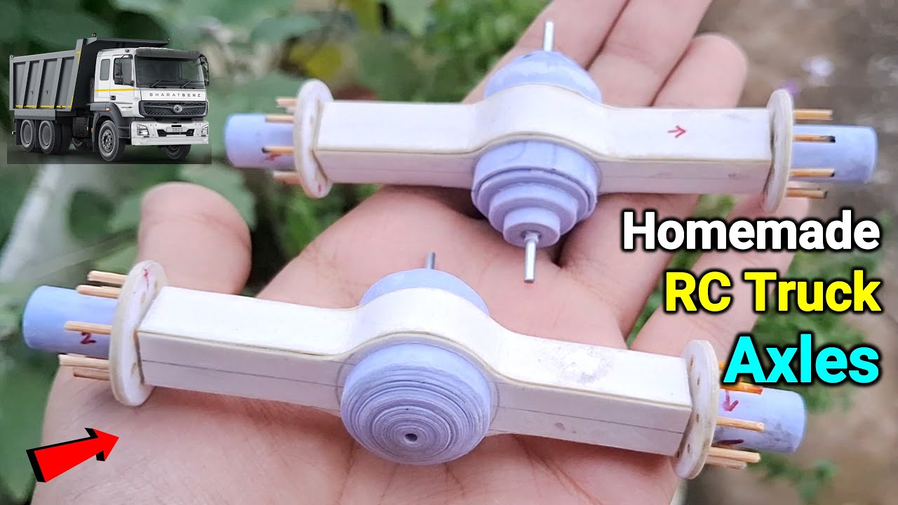 Homemade RC Truck Axles | How To Make RC Truck Axles At Home - YouTube