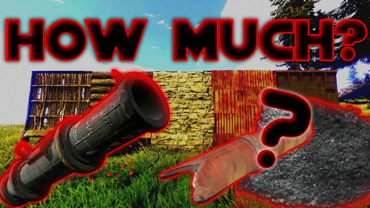 How Many High-Speed Rockets do You Need for ALL Types of RUST Doors ...