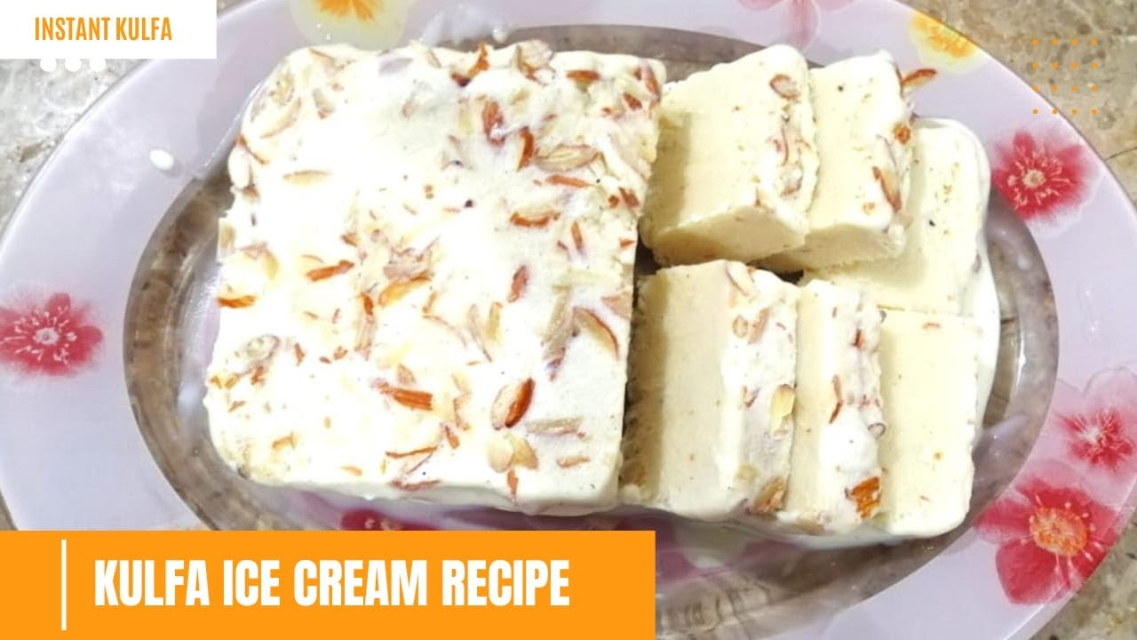 Only Two Ingredients kulfa Ice Cream by Cook & Eat Healthy || Instant ...