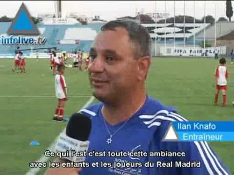 Le Real Madrid en Israël joue pour la paix - YouTube