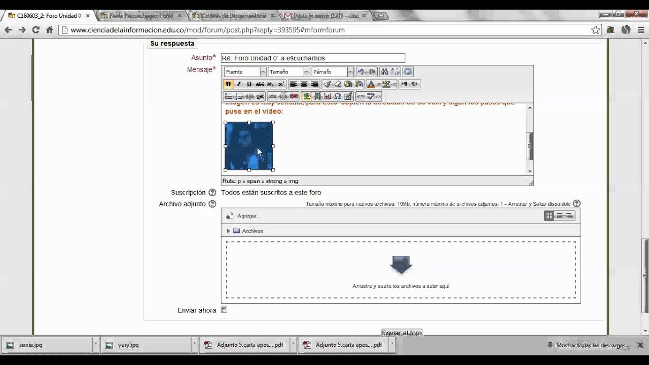 Subir imagenes con enlaces a páginas de Internet - YouTube