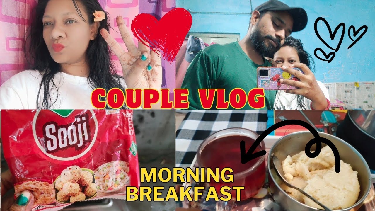 Aaj morning ka breakfast suji ka halwa😝#couplevlog#rubidev vlog ️ - YouTube