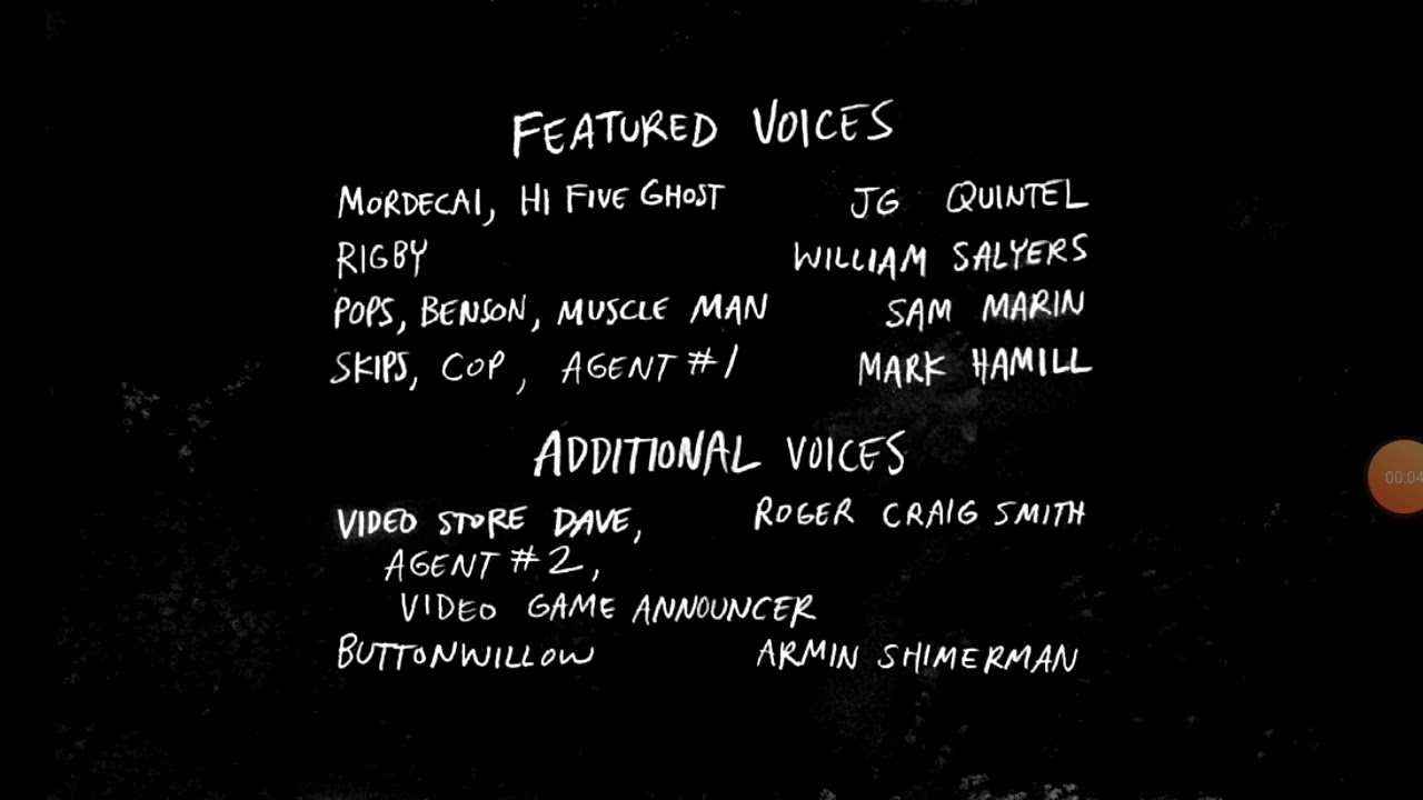 Regular Show End Credits - YouTube