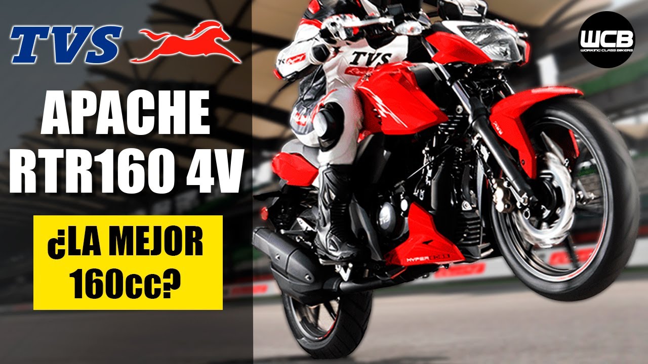 TVS RTR160 4V: La 160cc MÁS DEPORTIVA 🇮🇳 | Reseña 2023 - YouTube