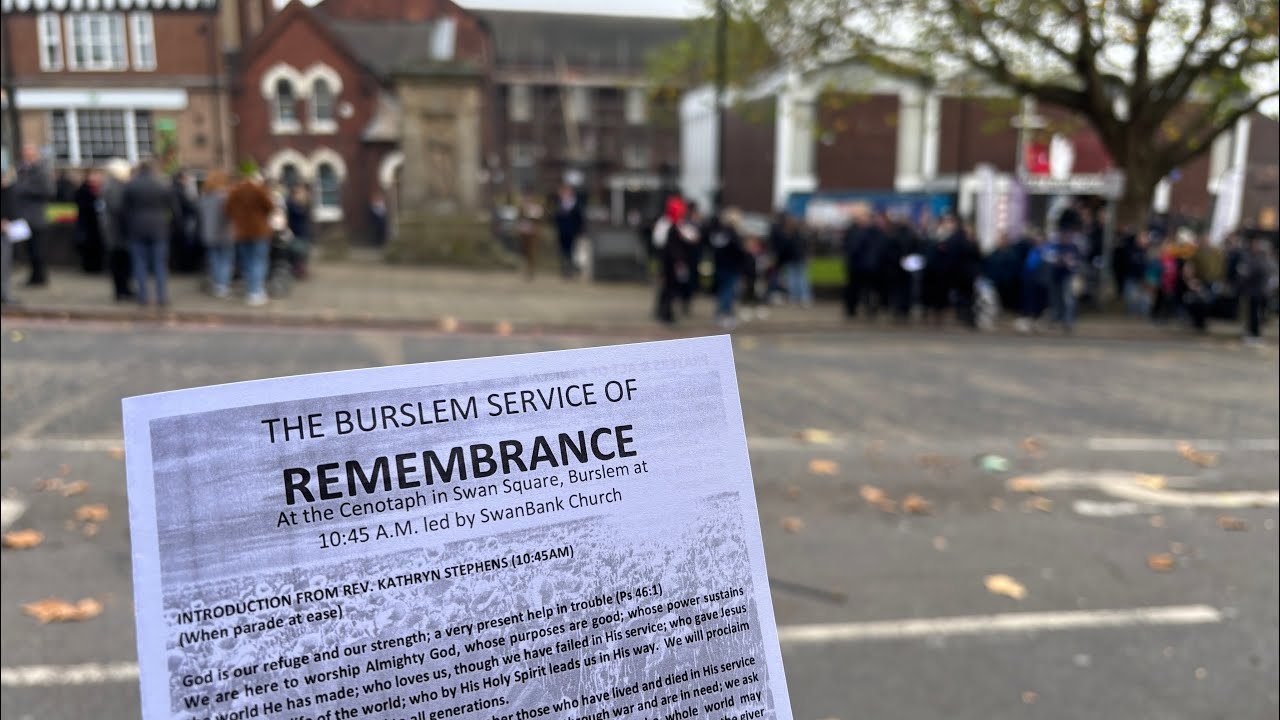 Remembrance Sunday - Burslem, Stoke On Trent 2024 - YouTube