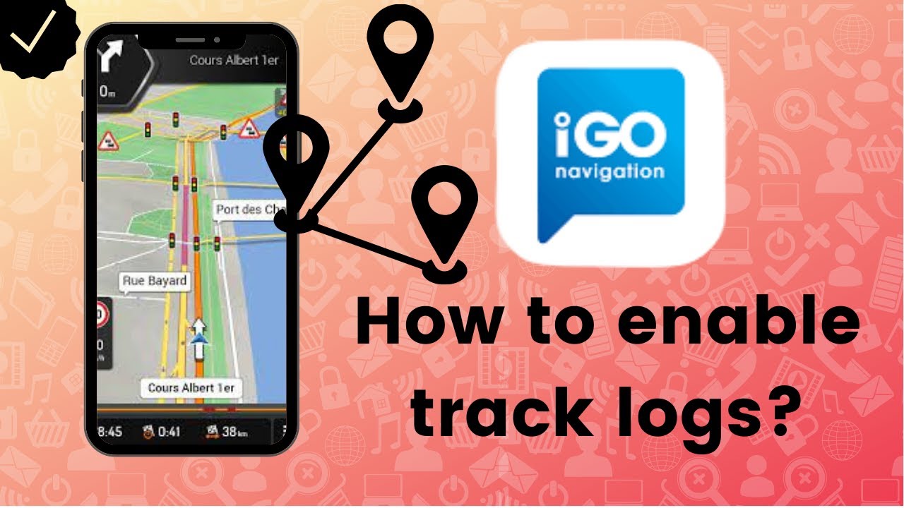 How to enable track logs on the maps in IGO Navigation? - YouTube