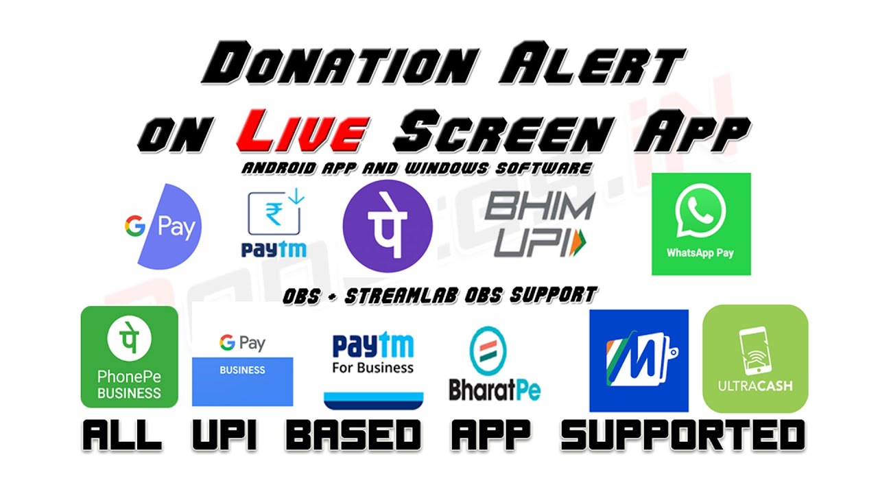 Live demo of all donation alert | Donation Alert on screen app | Surya ...