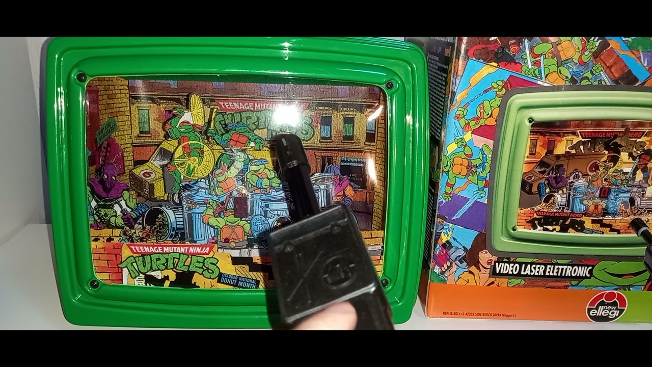 Video Laser Elettronic Teenage Mutant Ninja Turtles (New ellegi) - YouTube