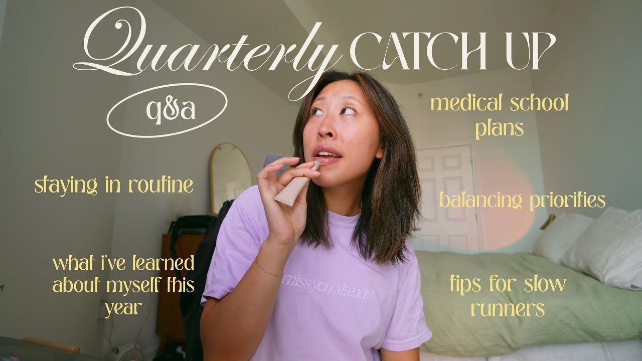 Life Catch Up 💓 Tips on routine & balancing priorities, med school ...